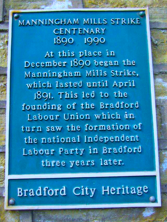 Bradford in Blue Plaques: Manningham Mills - Bradford Civic Society